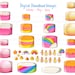 Make a Cake - Rainbow - Clip Art Images - Digital Download - Etsy