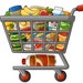 Supermarket - Daily Shop 1 - Grocery Clip Art Images - Digital Download ...