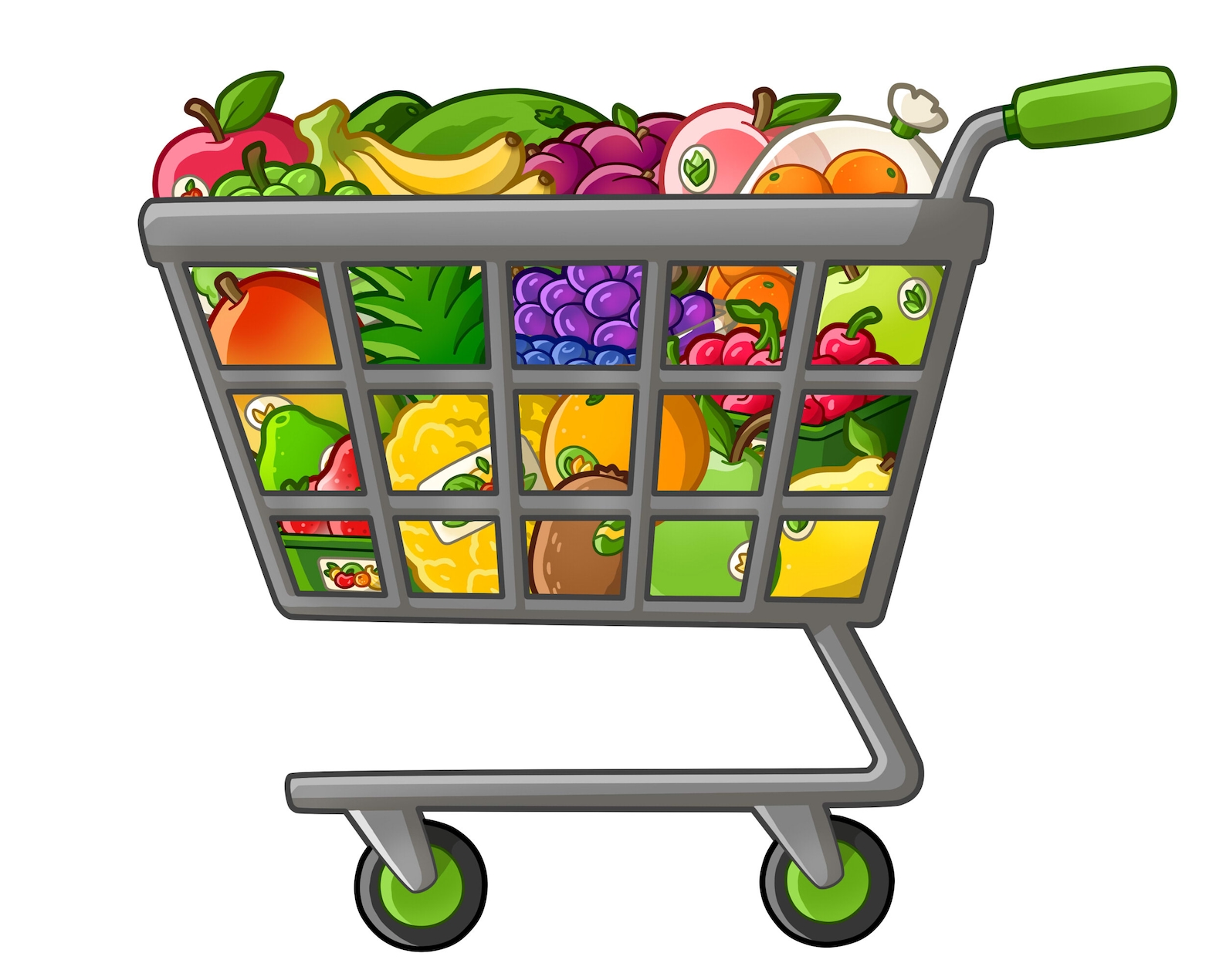 Supermarket - Fruit - Grocery Clip Art Images - Digital Download - Etsy