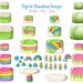 Make a Cake - Rainbow - Clip Art Images - Digital Download - Etsy