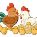 Chicken & Egg - Clip Art Images - Digital Download - Etsy