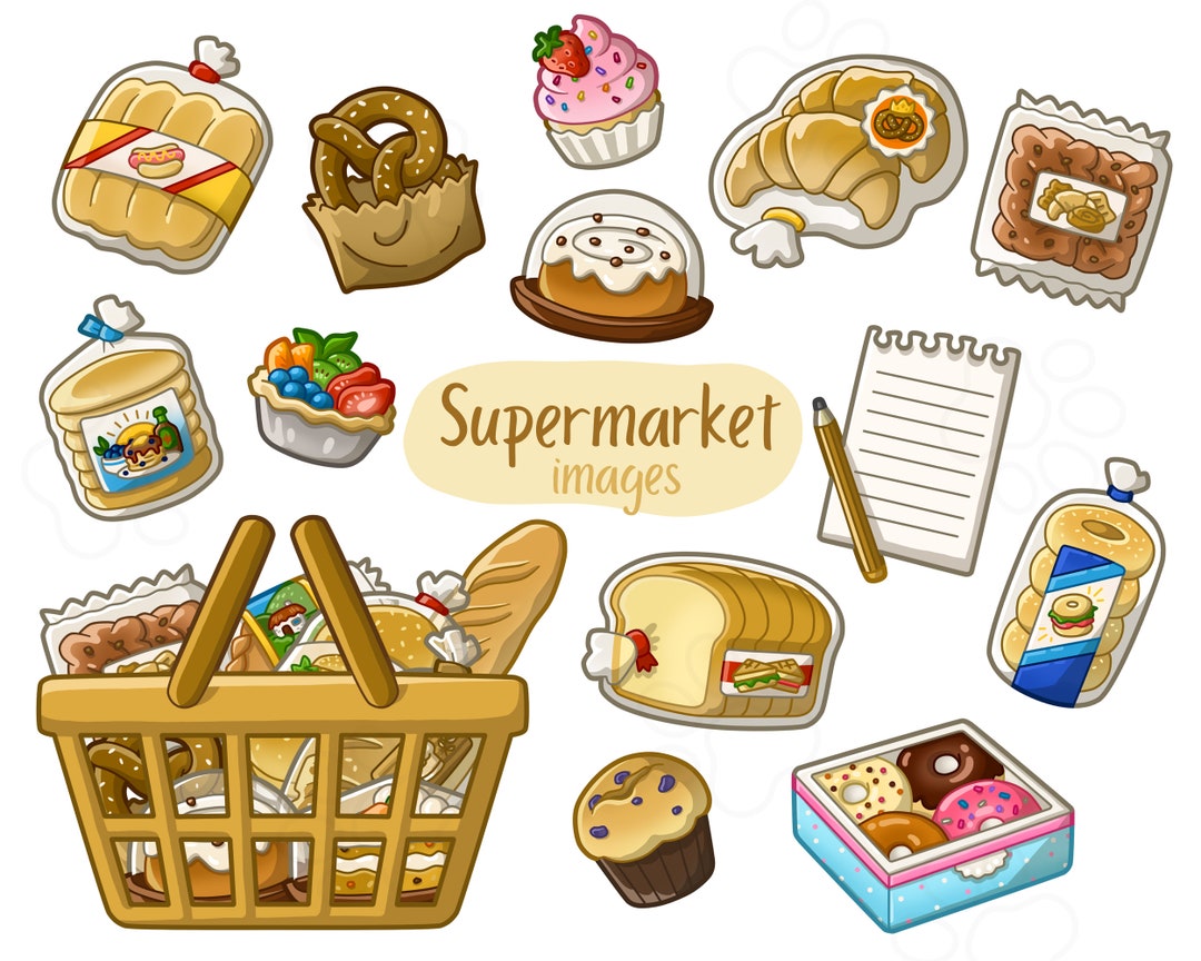 Supermarket - Bakery - Grocery Clip Art Images - Digital Download - Etsy