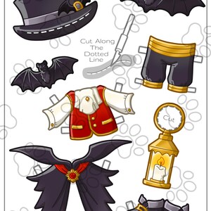 Spooky Costume Party - Paper Doll - Fashion Playset - Printable ...