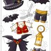 Spooky Costume Party Paper Doll Fashion Playset - Etsy