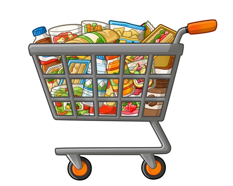 Supermarket - Lunch Deal - Grocery Clip Art Images - Digital Download ...
