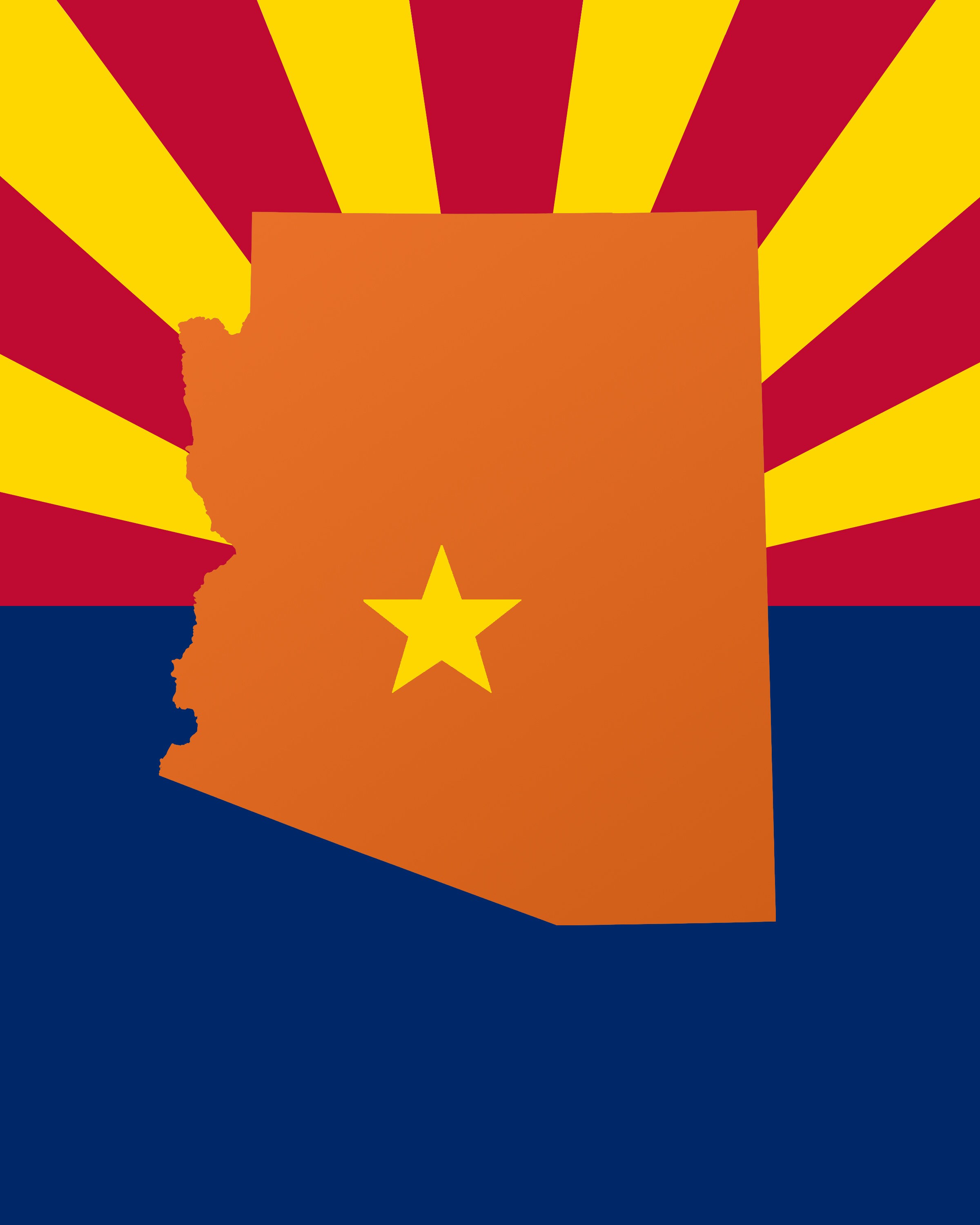 Colorful State Art Print, State Flag Background. Personalized State Art ...