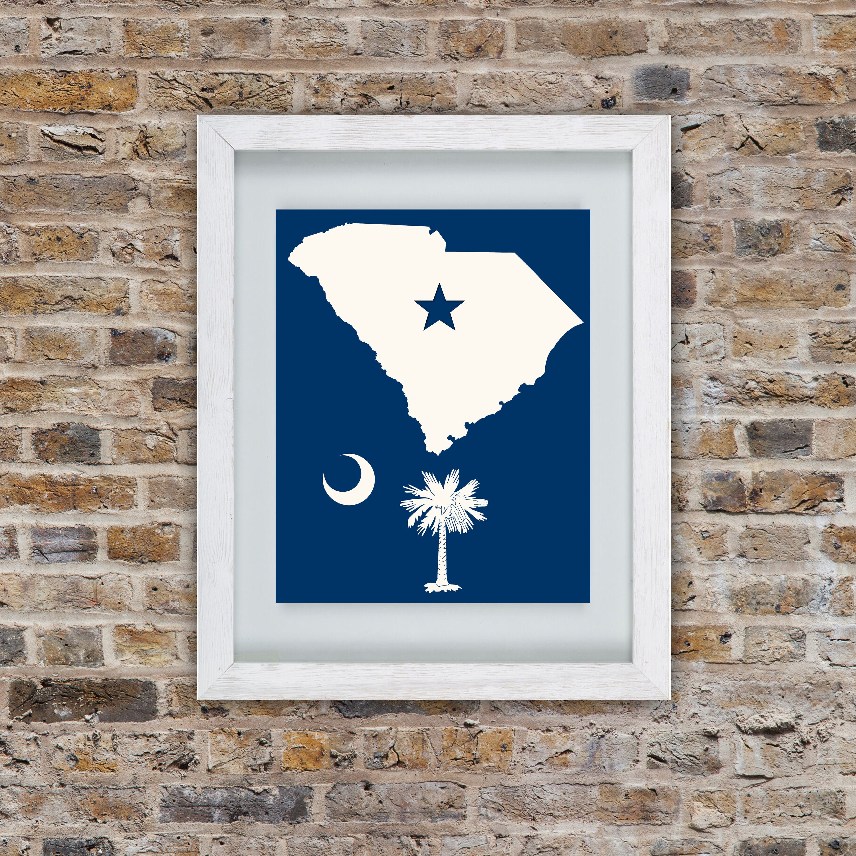 Colorful State Art Print, State Flag Background. Personalized State Art ...
