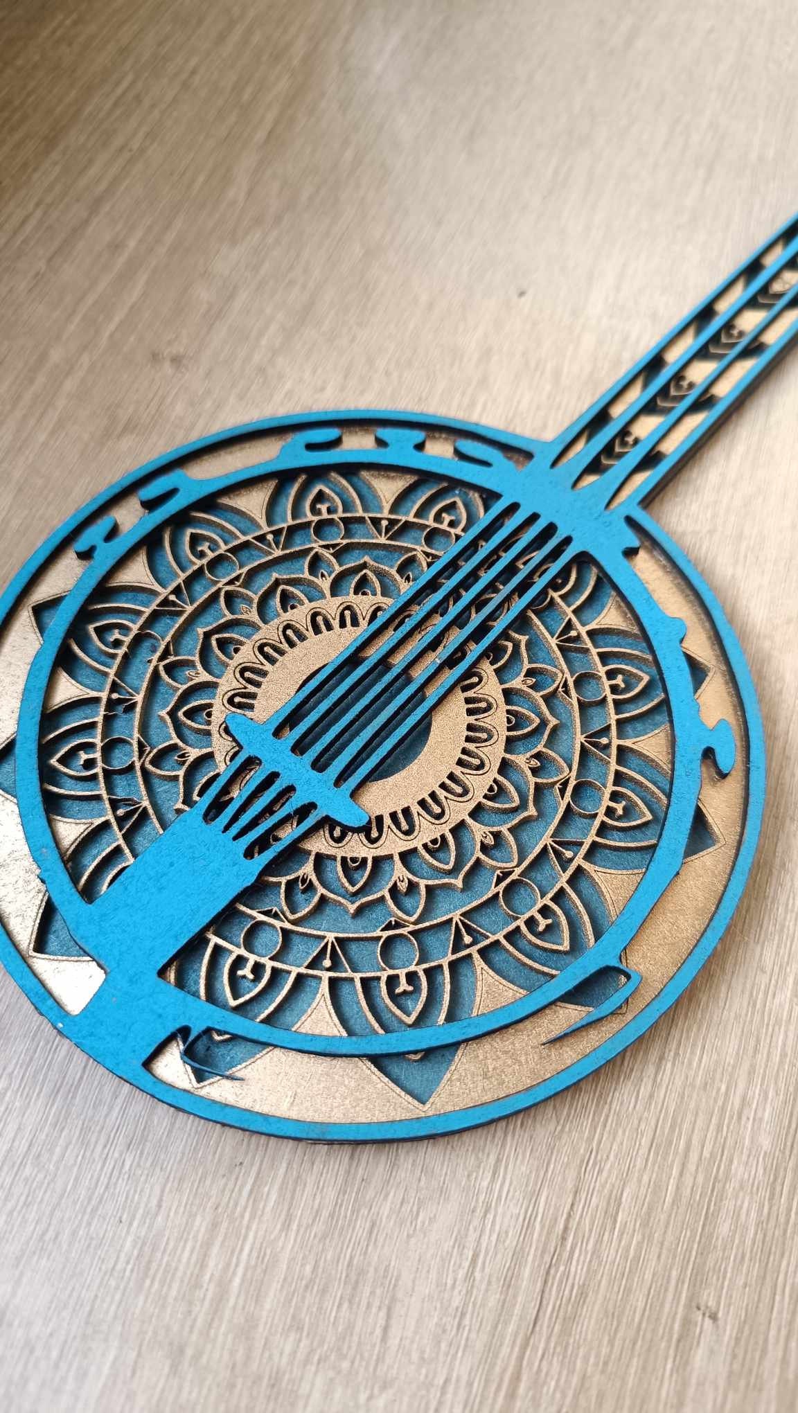 Multi Cut Banjo Laser Cut SVG/DXF File - Etsy