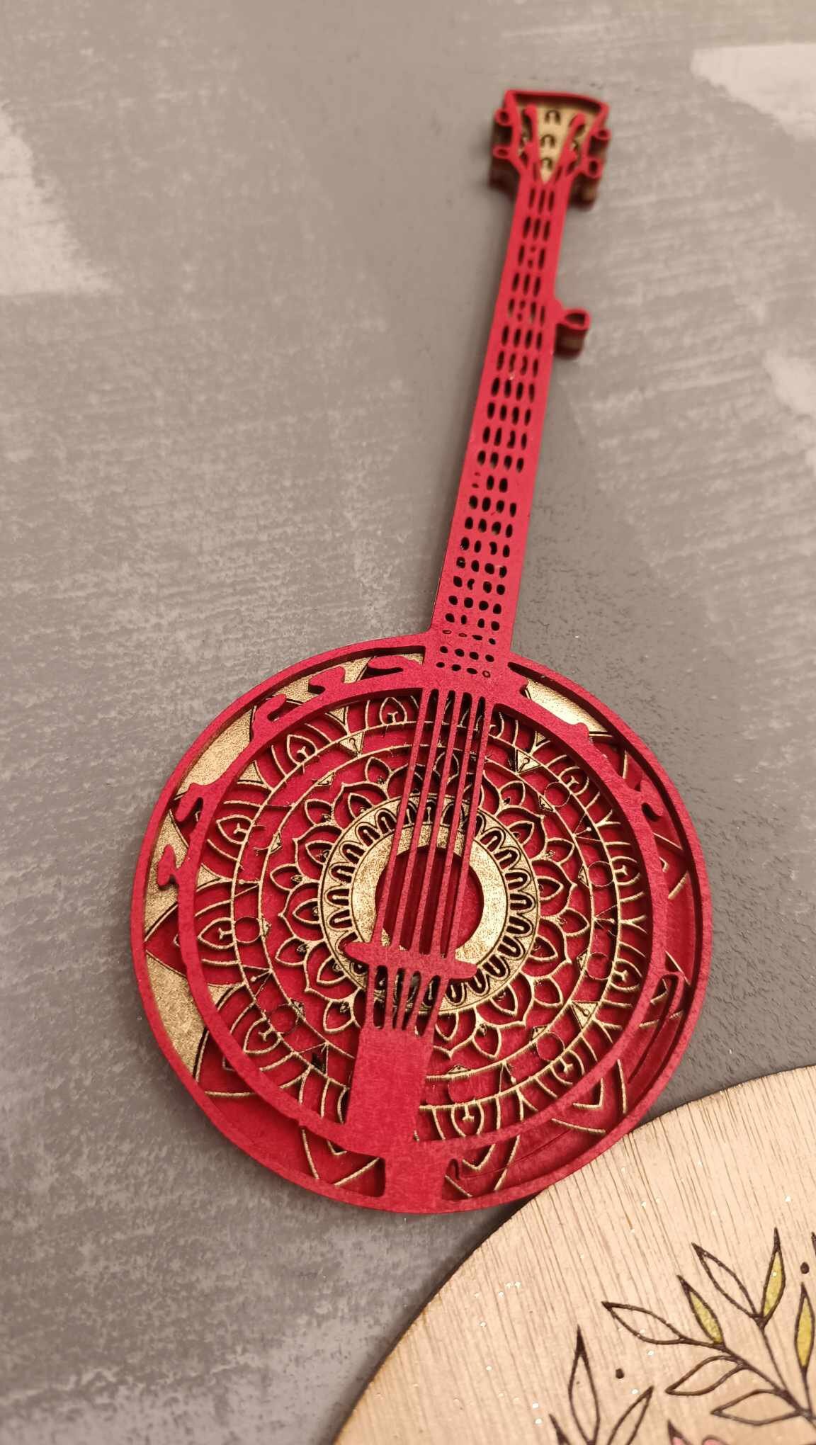 Multi Cut Banjo Laser Cut SVG/DXF File - Etsy