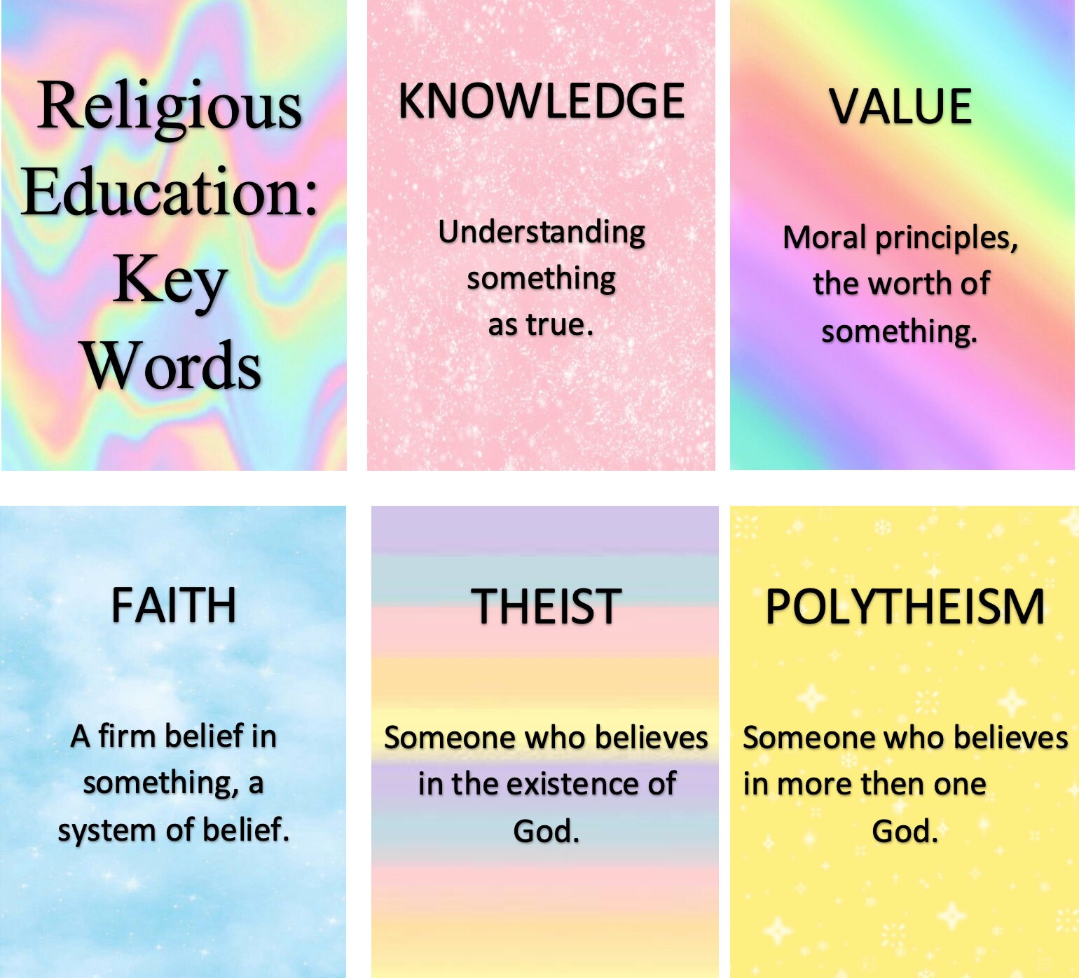 Religious Education Key Words Laminates Etsy religious-education-key-words-laminates-etsy