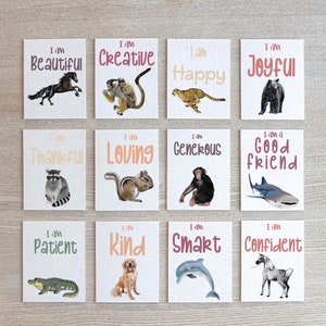 Printable Kids Affirmation Cards - Etsy