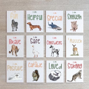 Printable Kids Affirmation Cards - Etsy