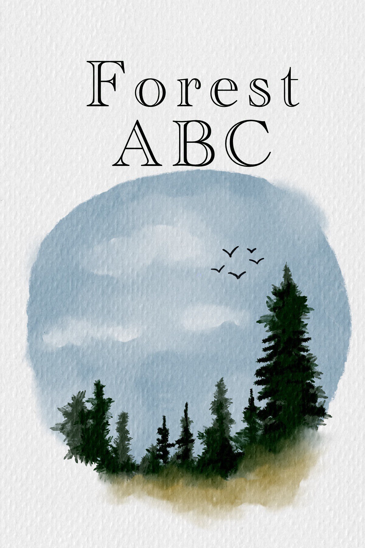 Printable Alphabet Flashcards/nature Flashcards/forest Theme/forest ...