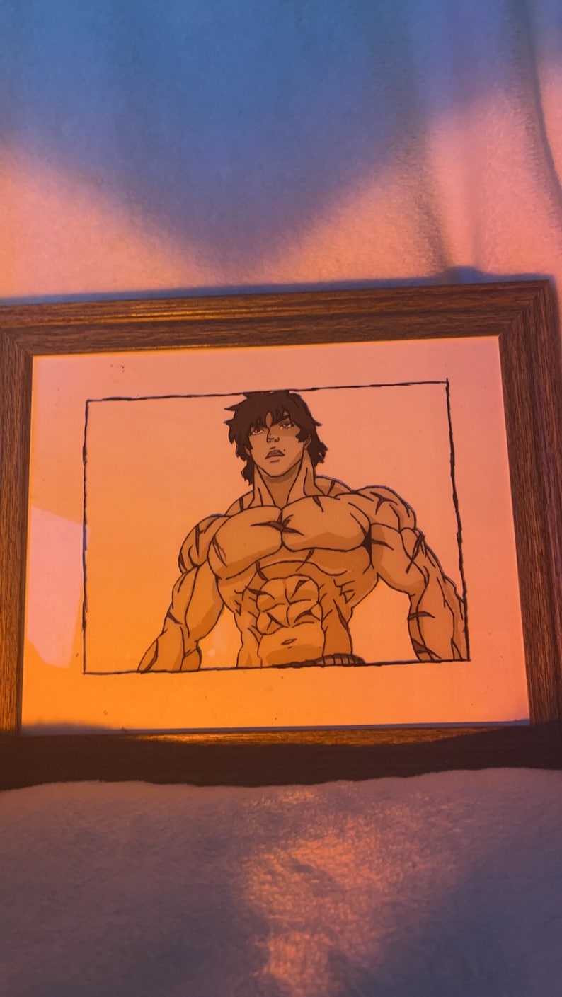 Baki Hanma Anime Art Glass Painting - Etsy