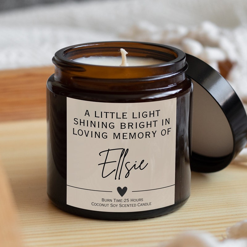 Sympathy Candle - Etsy