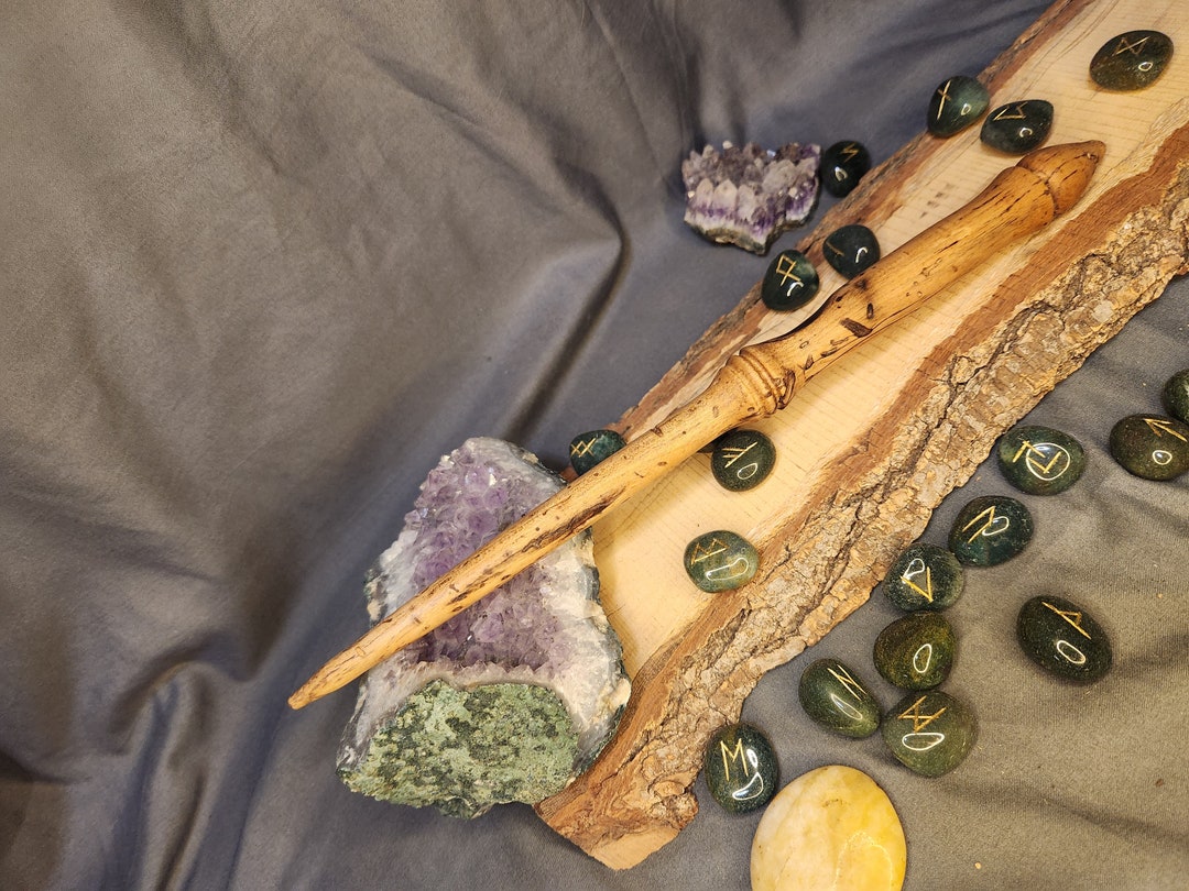 Orldóg Spalted Maple Reclaimed Wand - Etsy