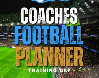 PRINTABLE DOWNLOADABLE Coaches Football Planner Training Session ...