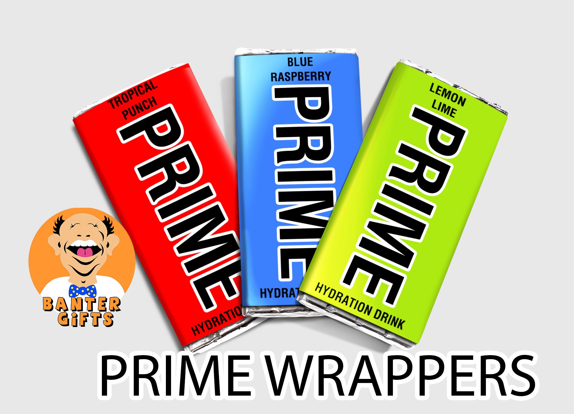 DIGITAL DOWNLOAD Prime Hydration Easter Chocolate Wrapper Custom Ready ...