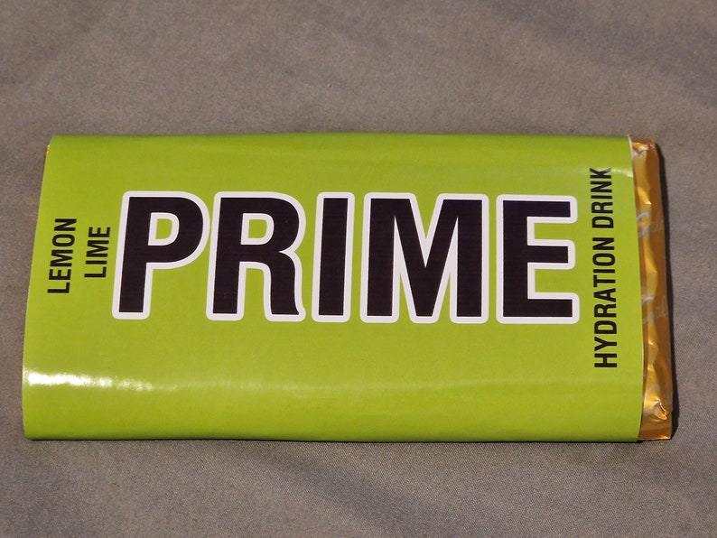 DIGITAL DOWNLOAD Prime Hydration Easter Chocolate Wrapper Custom Ready ...