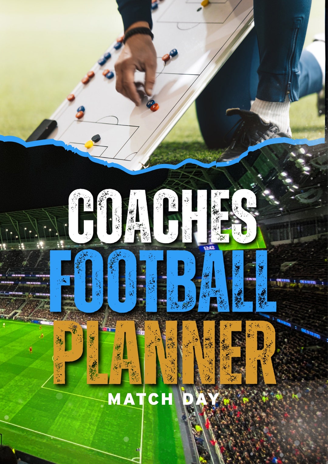 PRINTABLE DOWNLOADABLE Coaches Football Planner Match Day Session Match ...