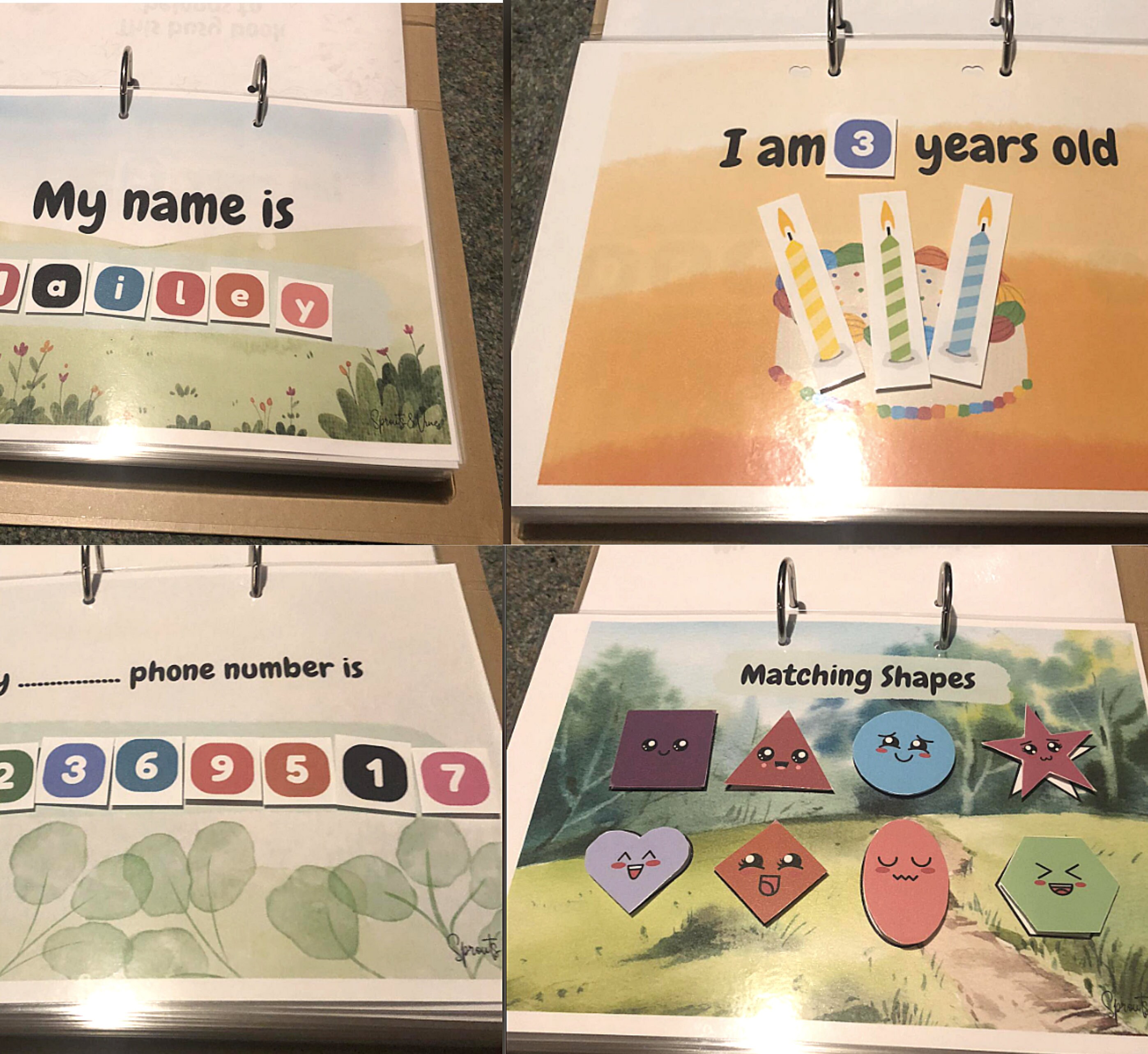 Toddler Learning Binder. Printable Toddler Busy Binder. First Toddler ...