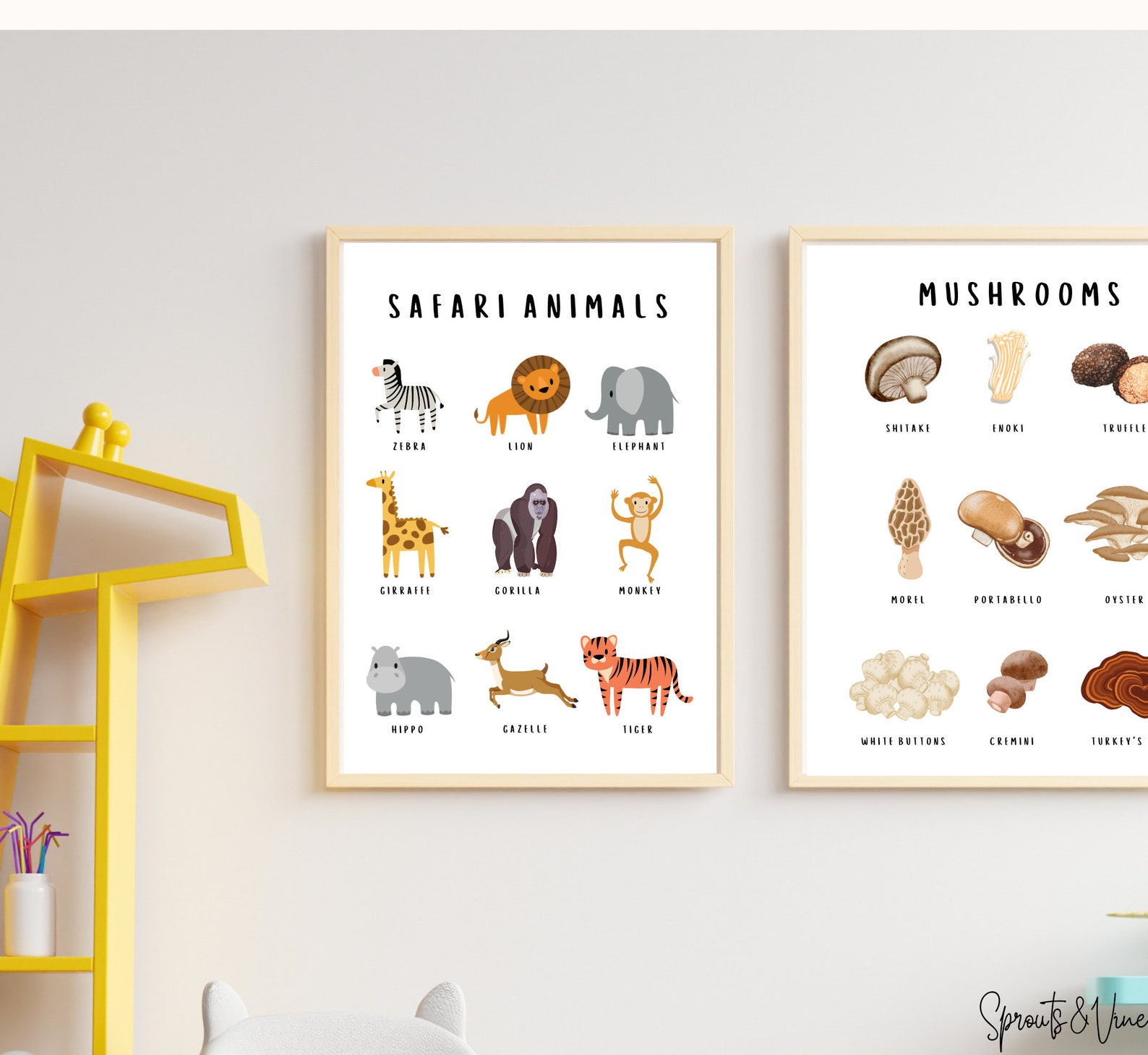 JUNGLE ANIMALS POSTER • Montessori Poster • Montessori Educational ...