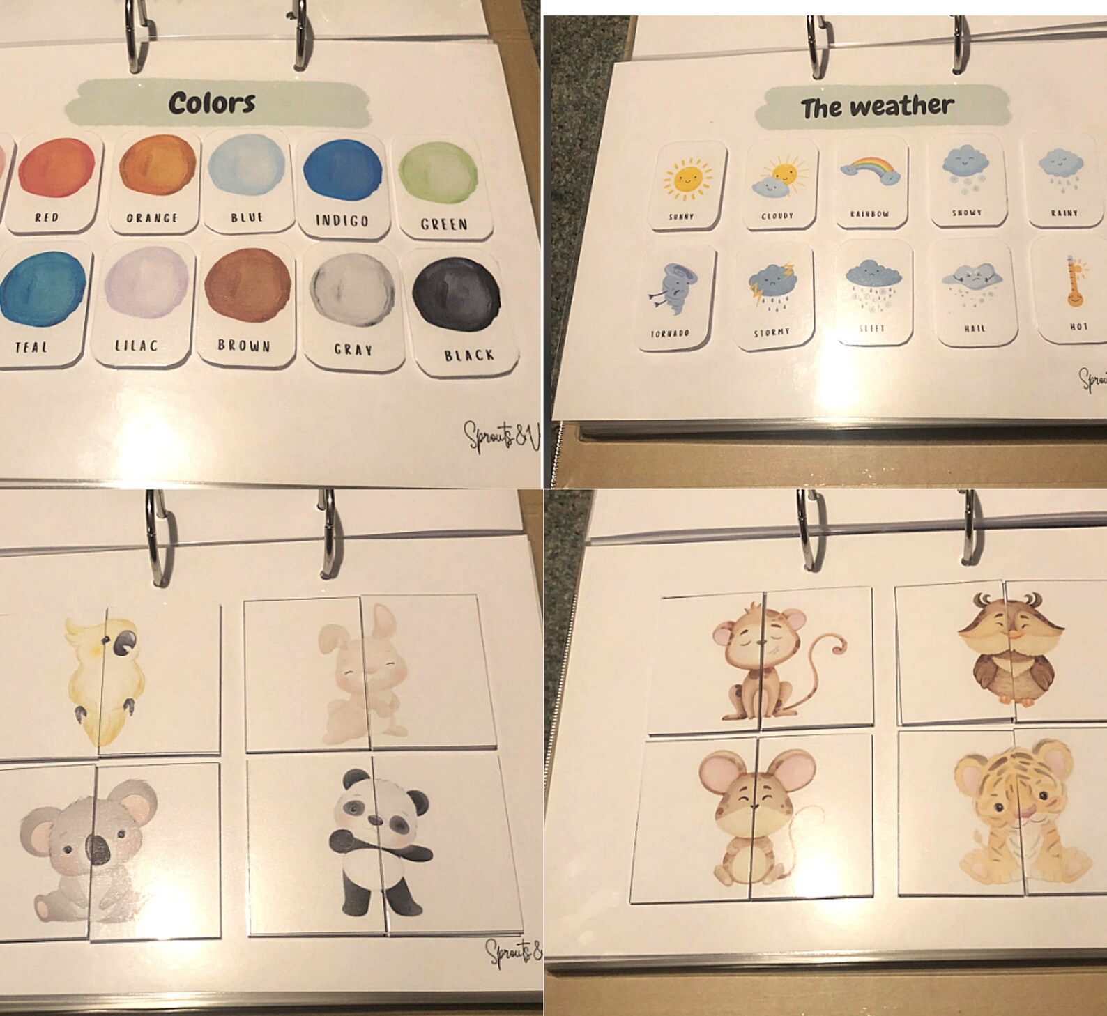 Toddler Learning Binder. Printable Toddler Busy Binder. First Toddler ...