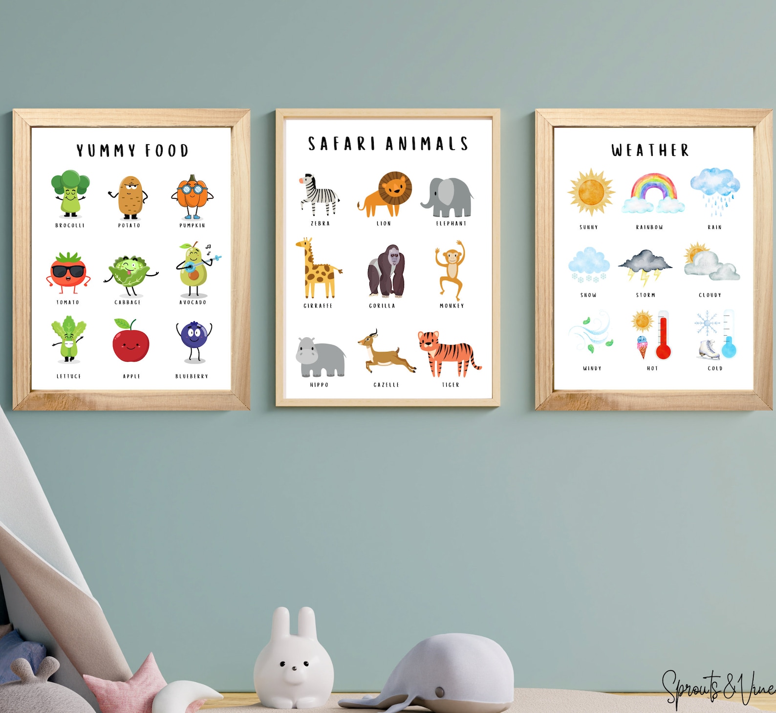 JUNGLE ANIMALS POSTER • Montessori Poster • Montessori Educational ...