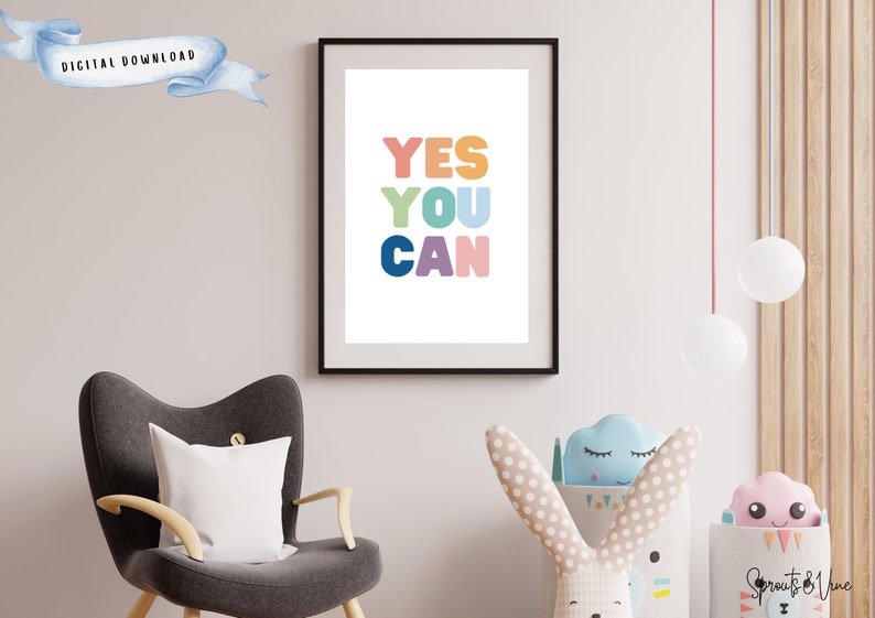 Classroom Poster, Positive Classroom Art, Growth Mindset, Printable ...