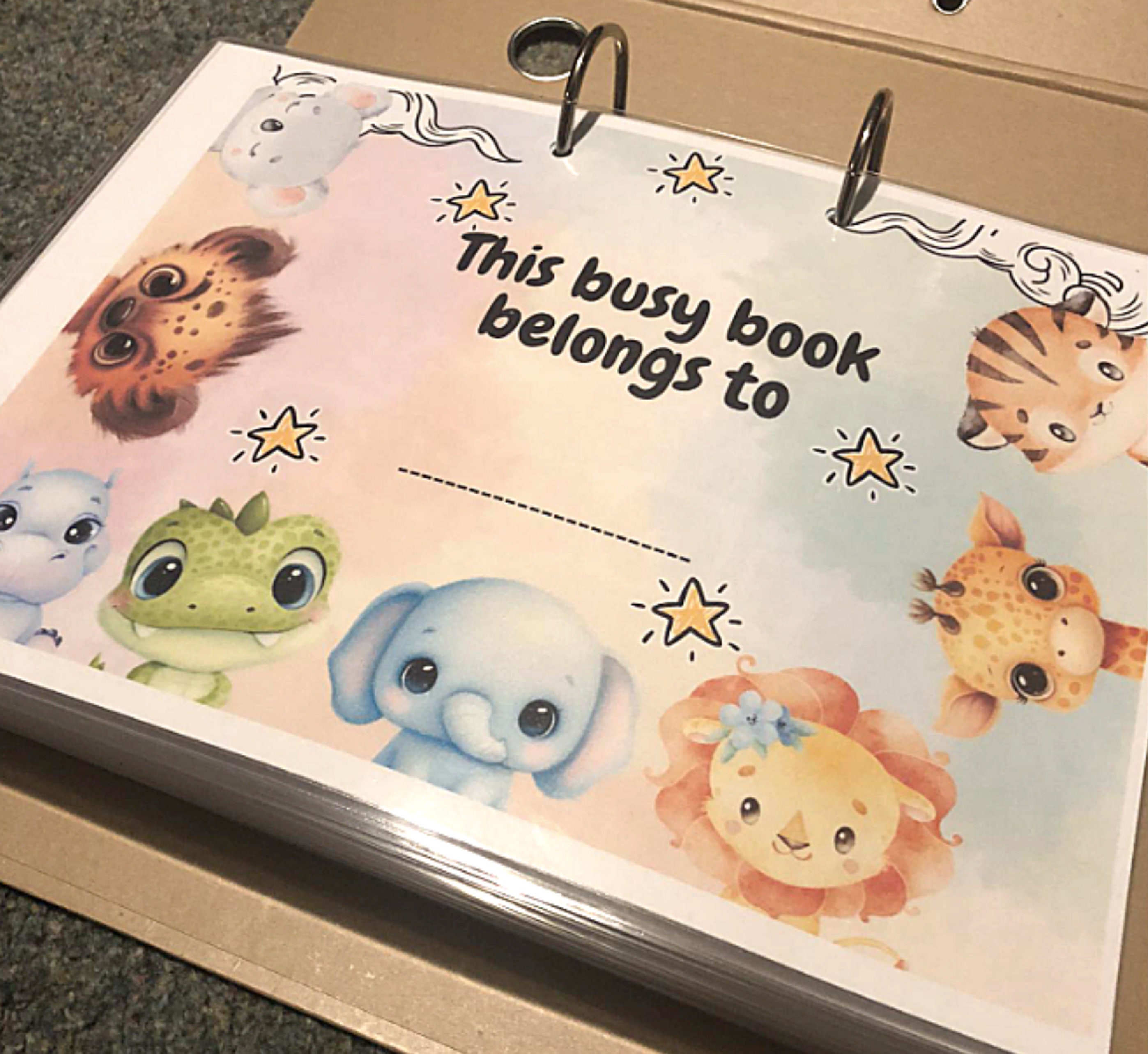 Toddler Learning Binder. Printable Toddler Busy Binder. First Toddler ...