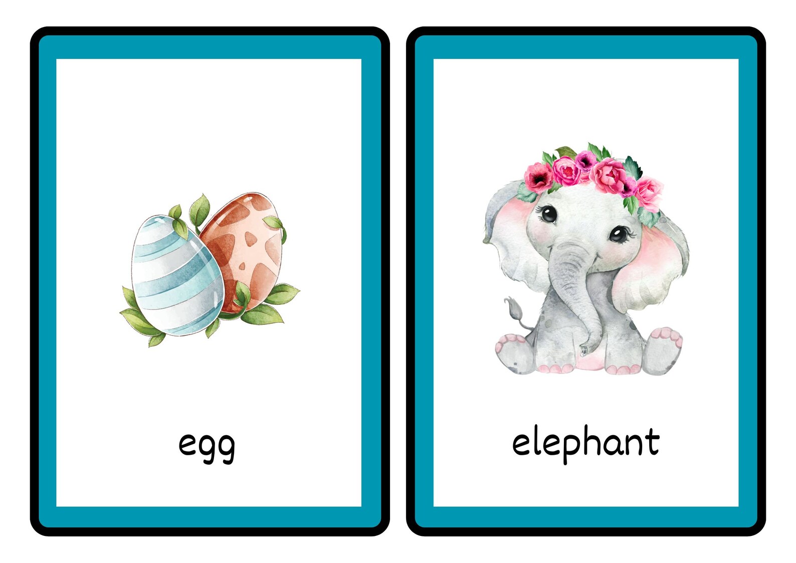 Alphabet Letter Tracing Flashcards Alphabet Flashcards ABC Flashcards ...