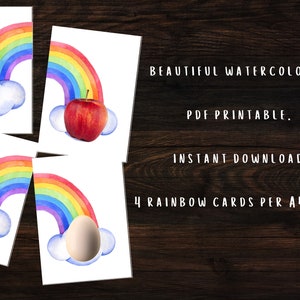 Rainbow Letter Matching Printable Alphabet Puzzles. Montessori Spring ...