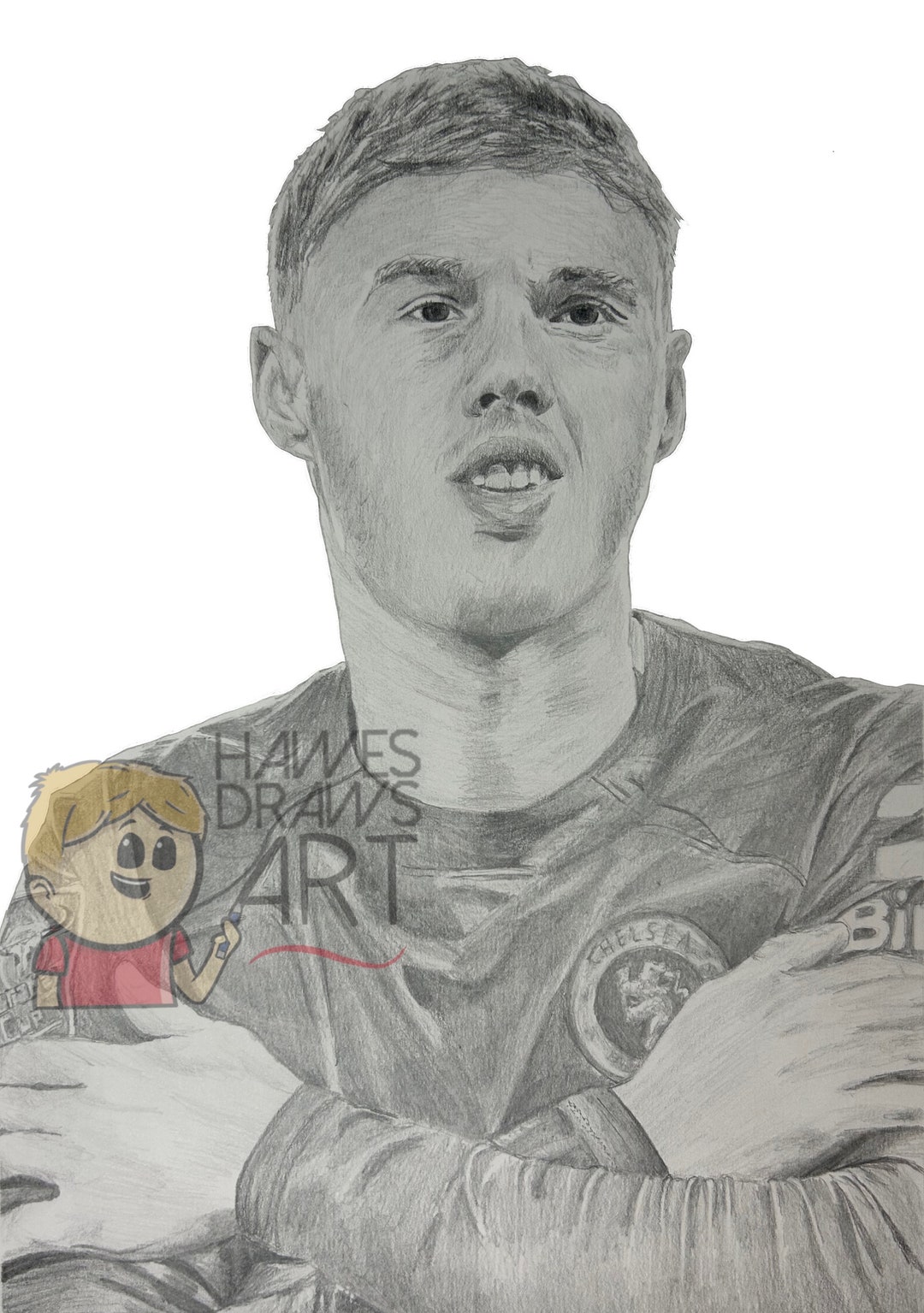 Cole Palmer - Chelsea FC - A4 Drawing Print - Etsy UK