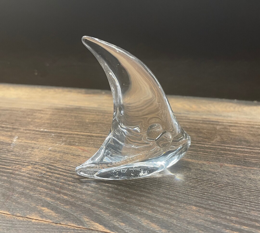Daum, France // Minos Fish Crystal Art Glass - Etsy