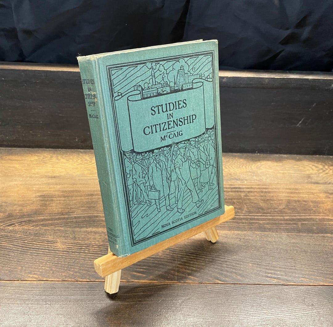 Studies in Citizenship: Nova Scotia Edition by James Mccaig (1945) - Etsy