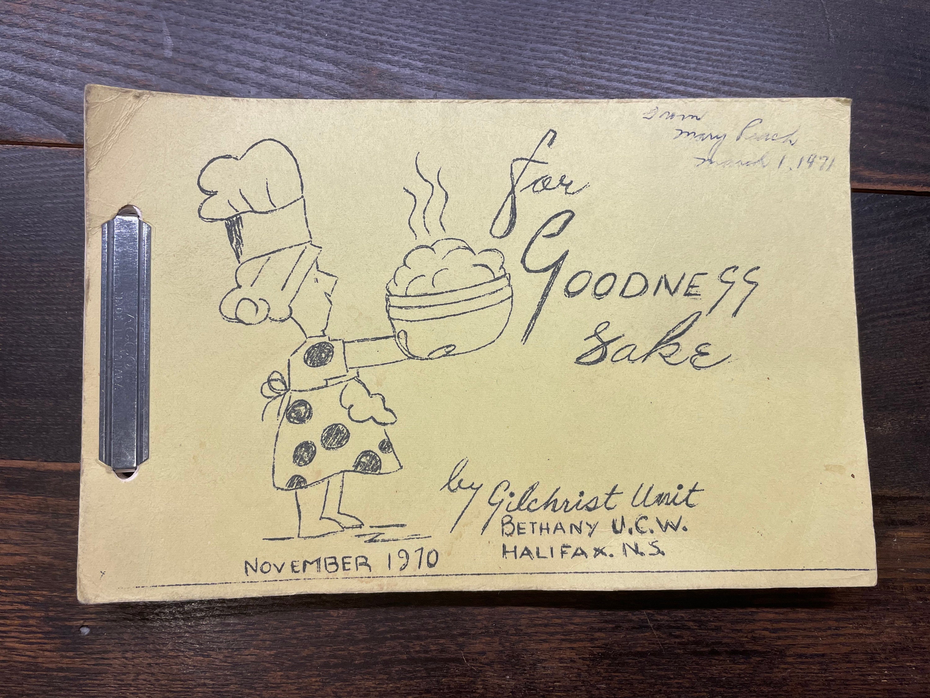 Gilchrist Unit Bethany U.C.W. for Goodness Sake 1970 Hand Made ...