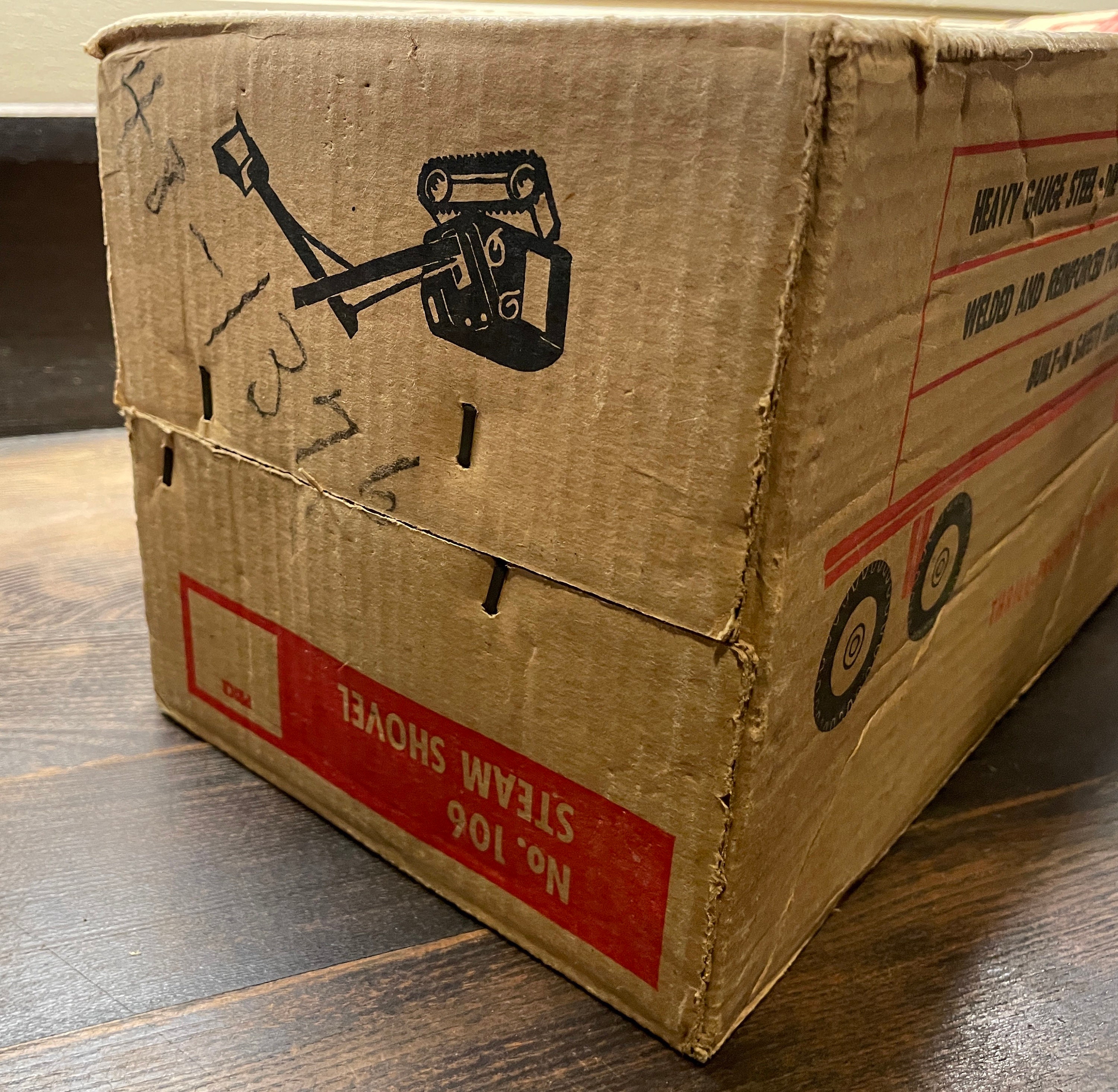 Structo Toy Truck (box Only) Tractor Trailer Vintage Tin Toy - No. 326 ...