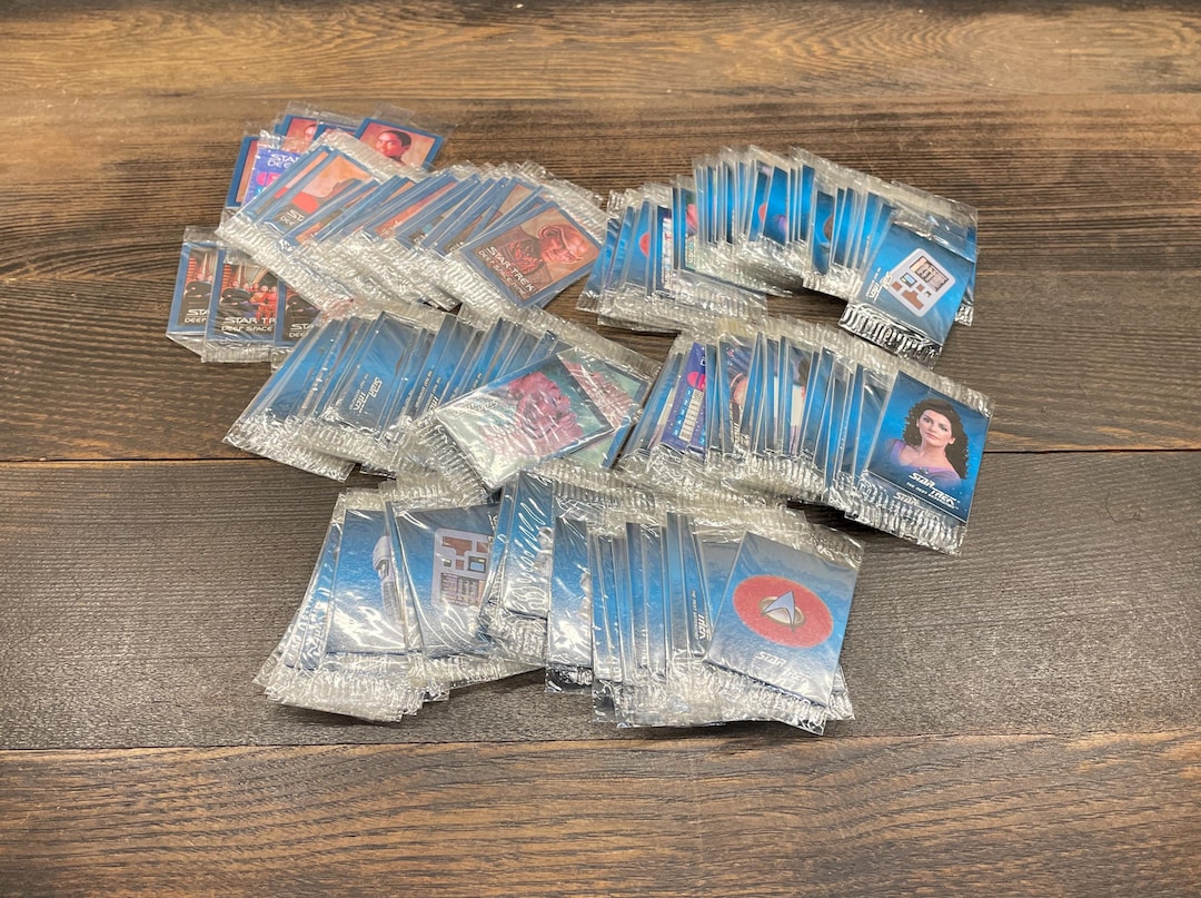 Star Trek the Next Generation and Deep Space Nine Skybox Trading Cards ...