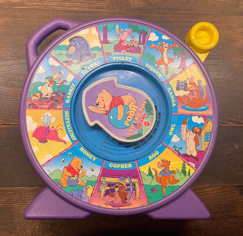 See N Say Pooh And Friends By Mattel 1989 Etsy
