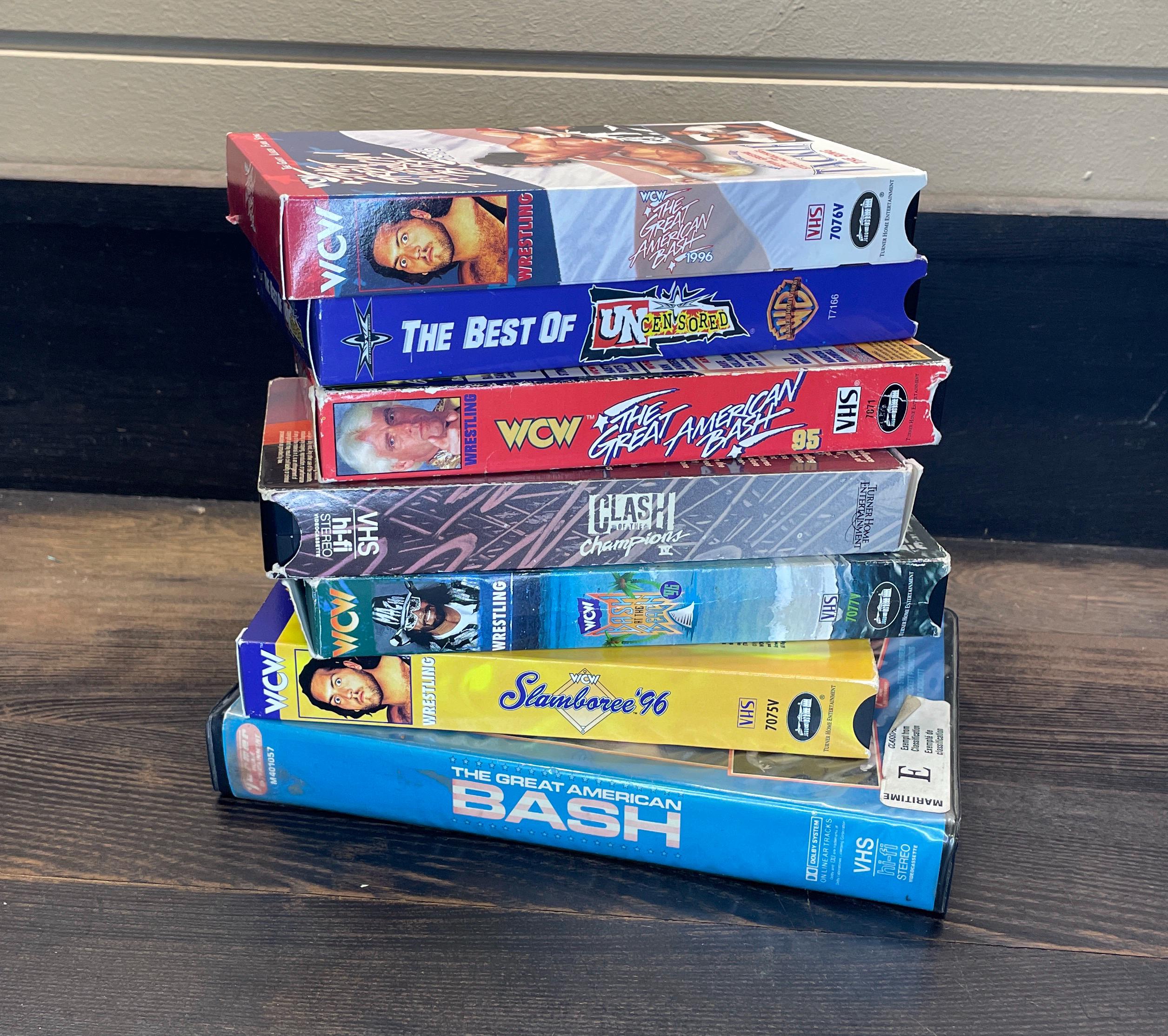 Collection of (7) World Championship Wrestling (WCW) VHS Movies - Etsy