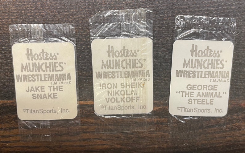 Selection of 14 WWF Hostess Potato Chips Wrestling Mini - Etsy