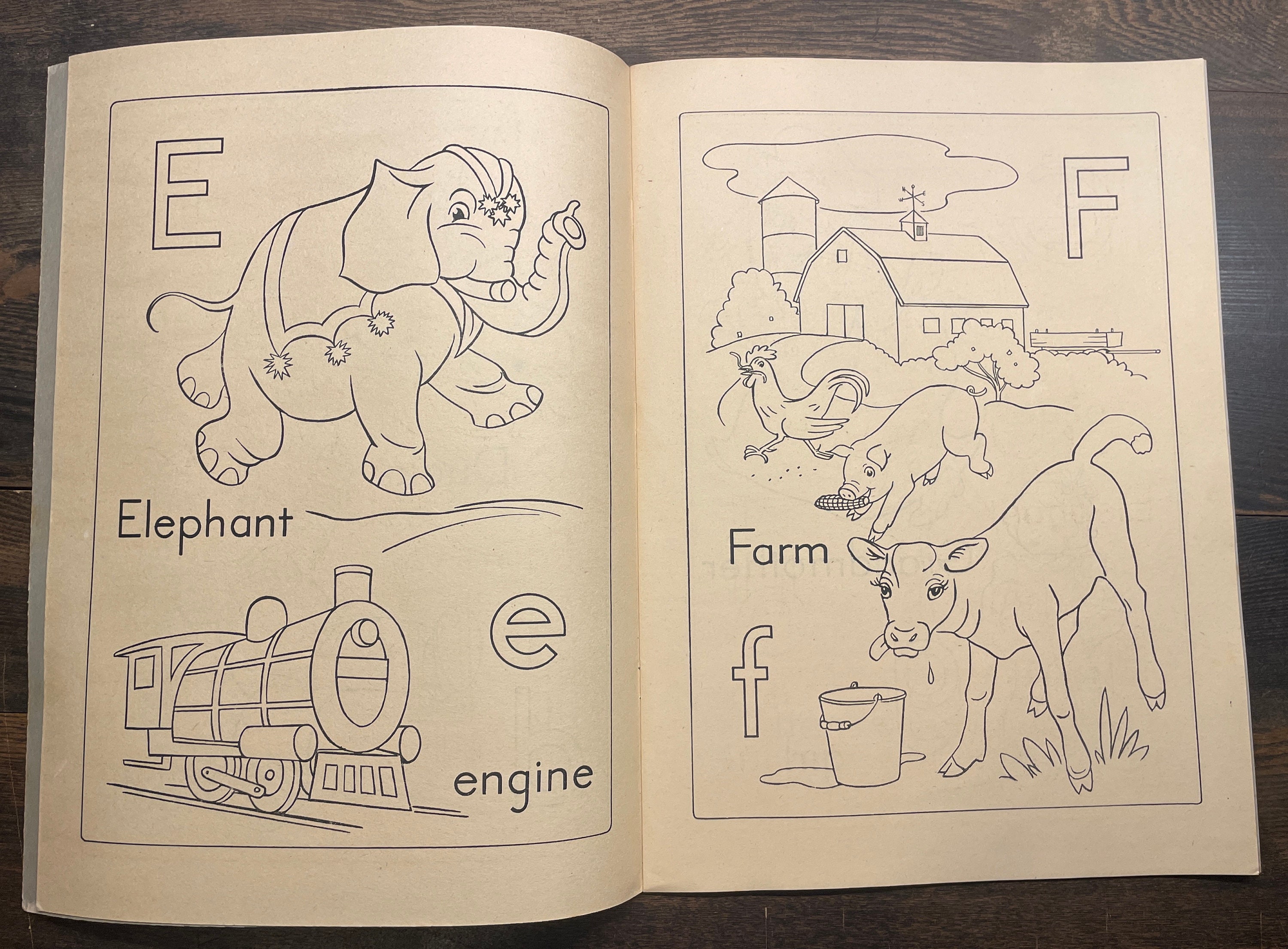 Beautiful Unused Children's Coloring Book by Merrill Publishers (1955 ...
