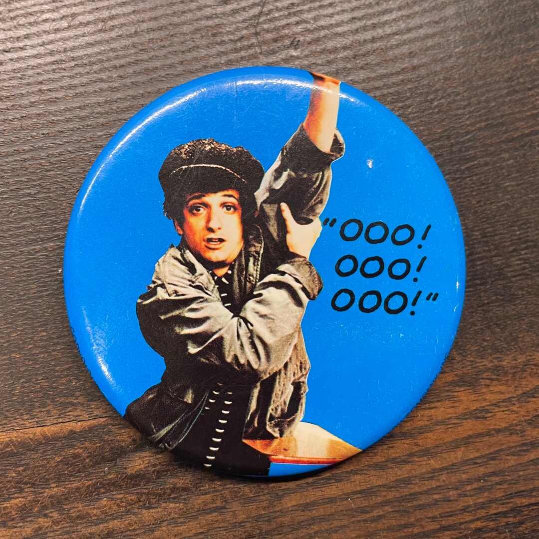 Welcome Back, Kotter! Vintage 3" Pinback // Horshack - Etsy
