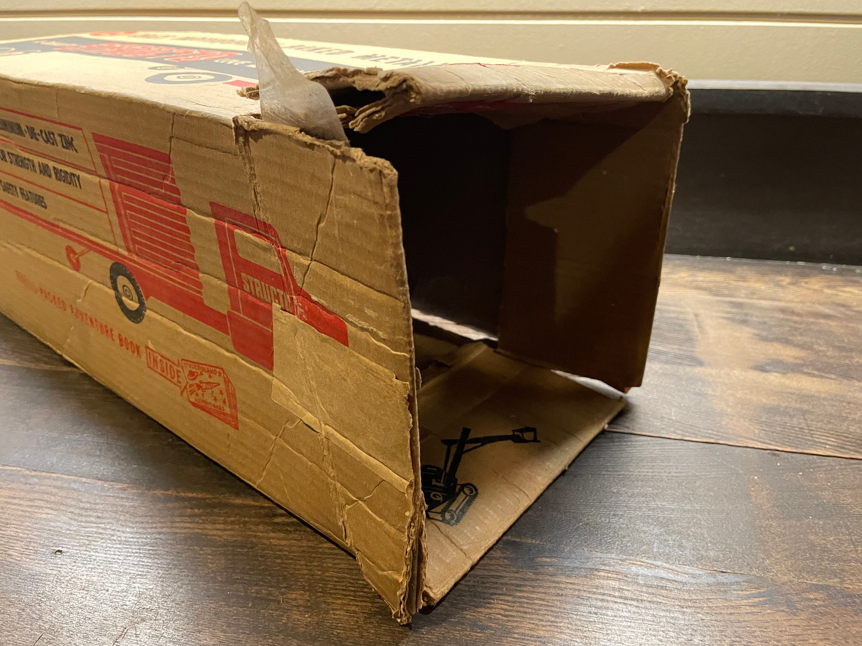 Structo Toy Truck (box Only) Tractor Trailer Vintage Tin Toy - No. 326 ...