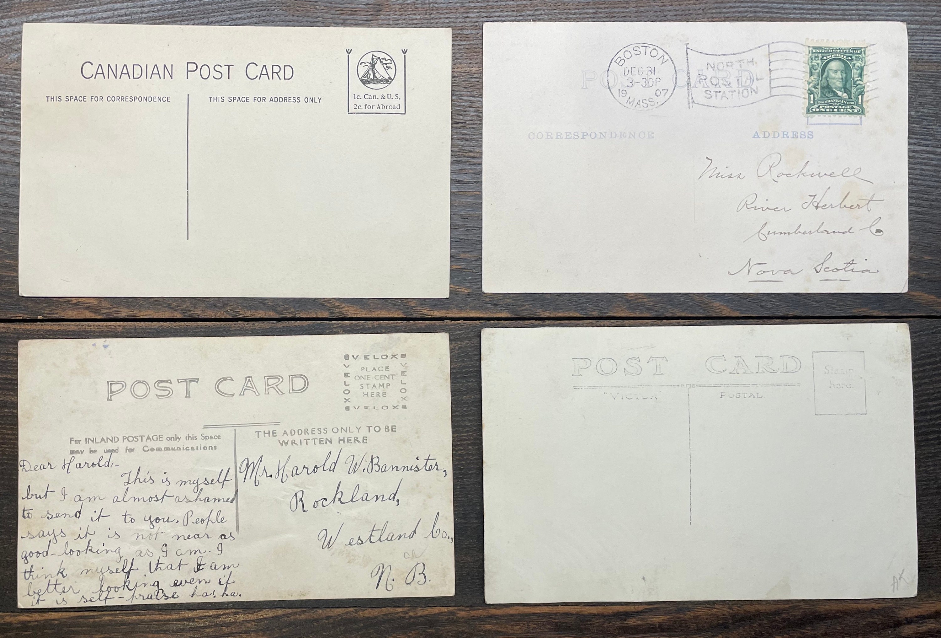 Collection of 15 Vintage Real Photo Postcards c. 1910 Unidentified ...