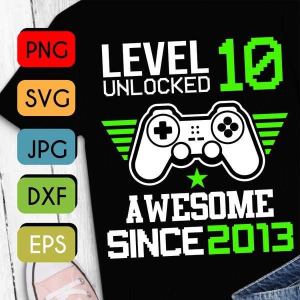 Level 10 Unlocked Png - Etsy