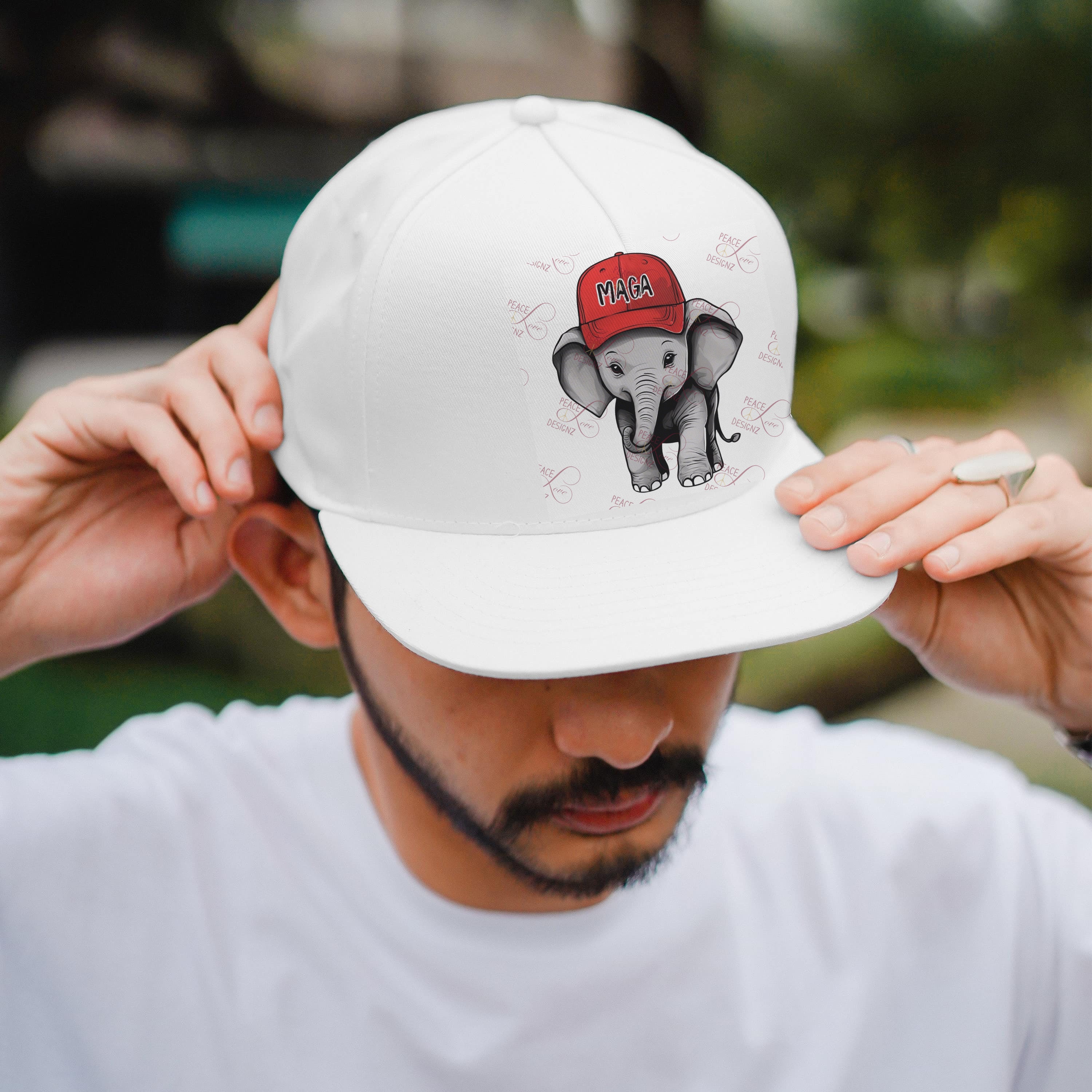 5 Cute Elephant MAGA Hat Clipart for Trump 2024 Republican for ...
