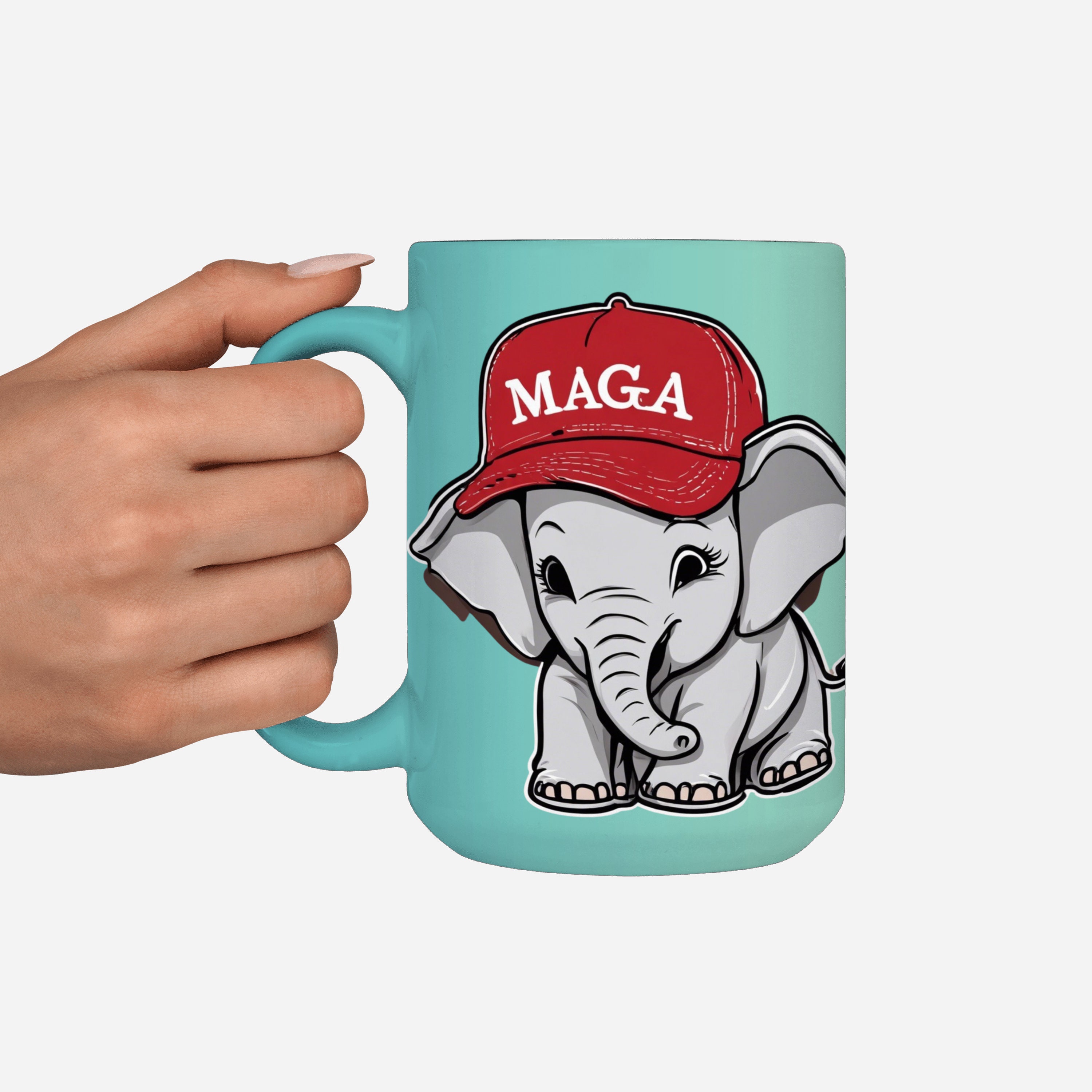 5 Cute Elephant MAGA Hat Clipart for Trump 2024 Republican for ...