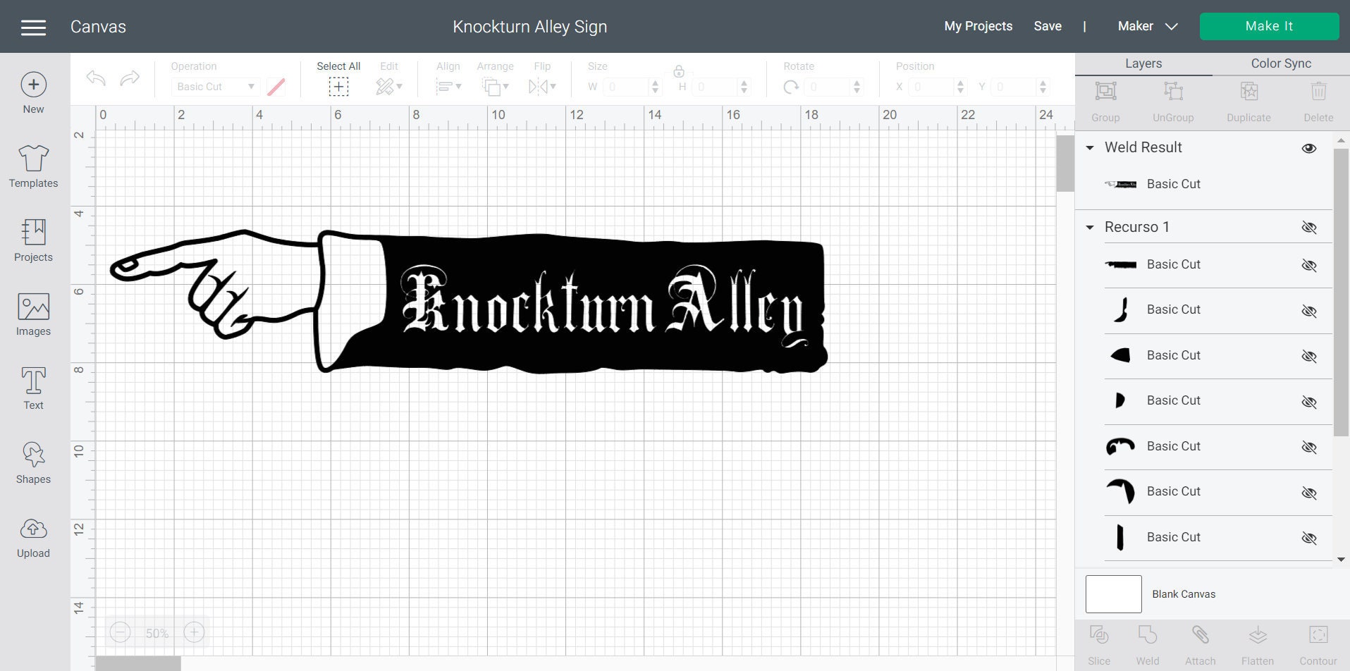 Knockturn Alley Sign