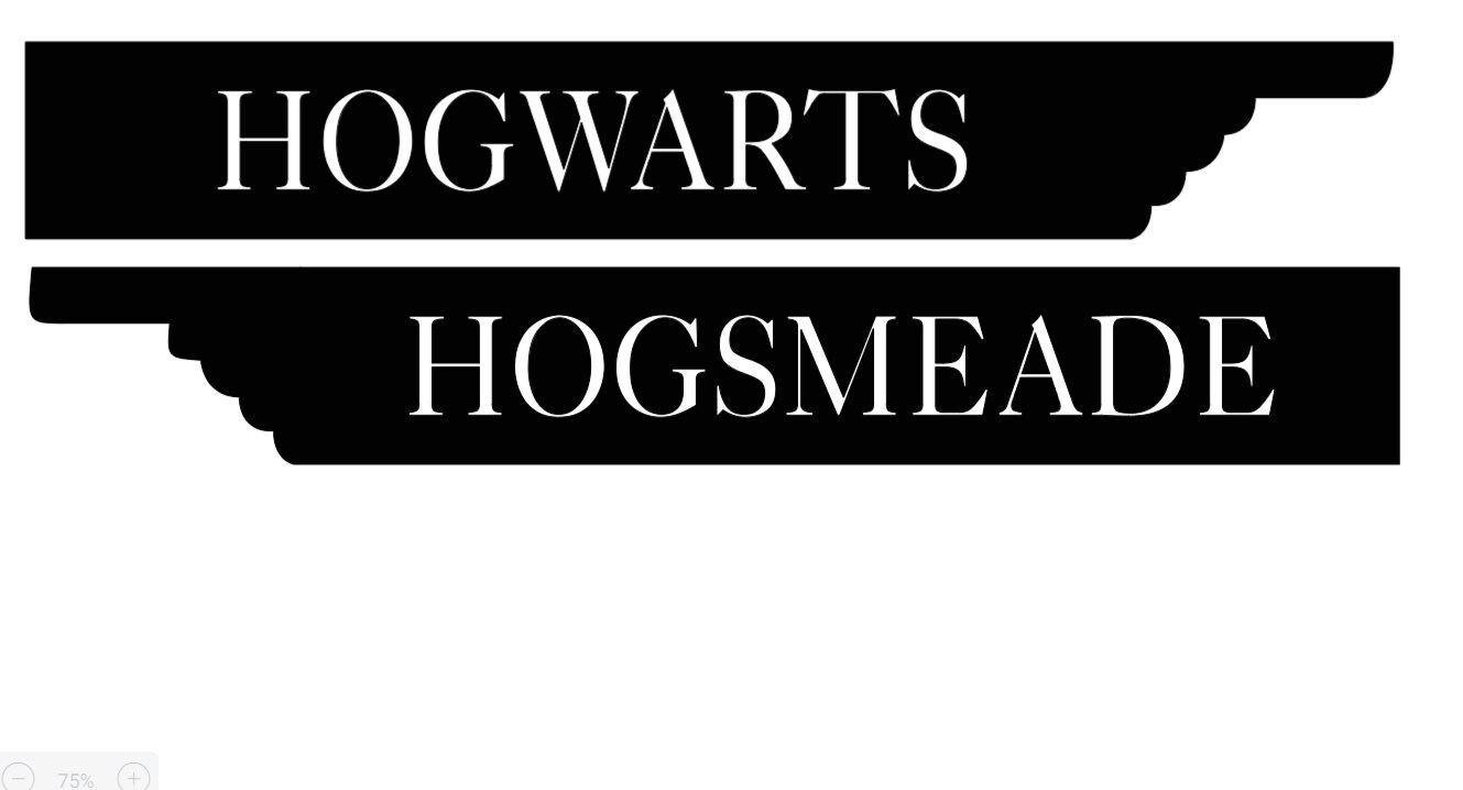 Hogsmeade and Hogshead Light Post Signs SVG Cricut Silhouette | Etsy